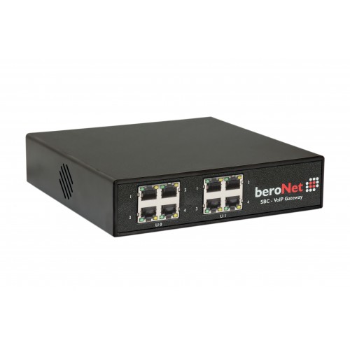 BeroNet SBCSB4XO - 4FXO Small Business Line VoIP Gateway