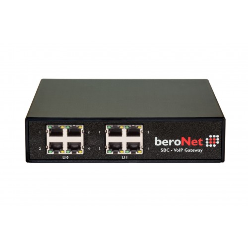 BeroNet SBCSB4S0 - 4 BRI Small Business Line VoIP Gateway