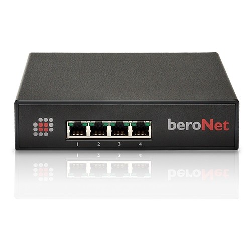 BeroNet SBCSB4S0 - 4 BRI Small Business Line VoIP Gateway