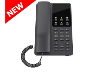 Grandstream GHP621W Compact Hotel IP Deskphone with WiFi - Black