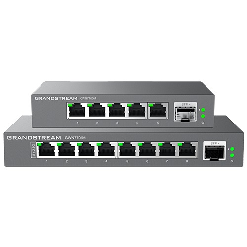 Grandstream GWN7700M 5-Port 2.5G Multi-Gigabit and 1 SFP+ Port ...